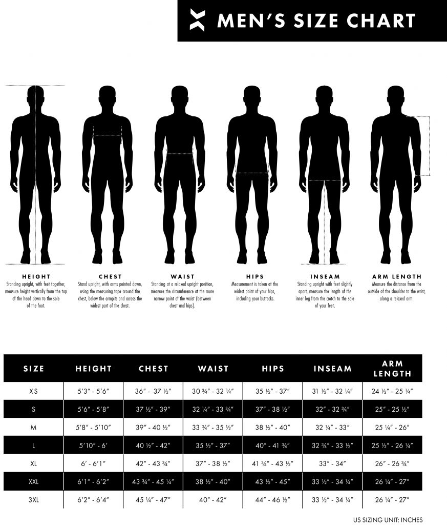 Size Chart - Kua Sky
