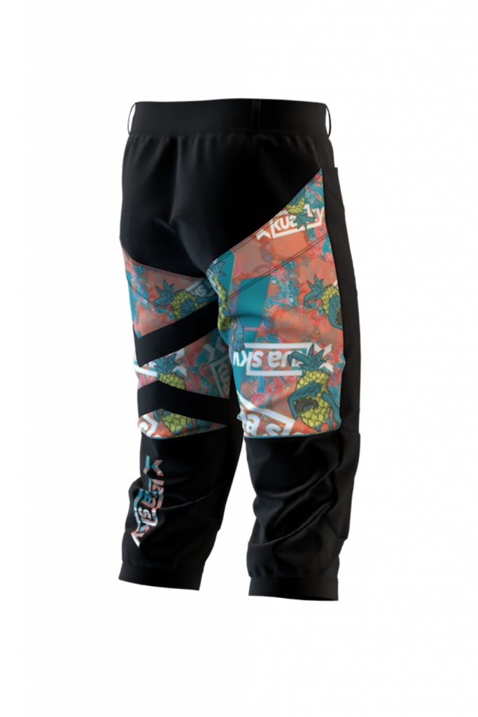 Sublimated Swoop Shorts: Pineapple Express - Kua Sky